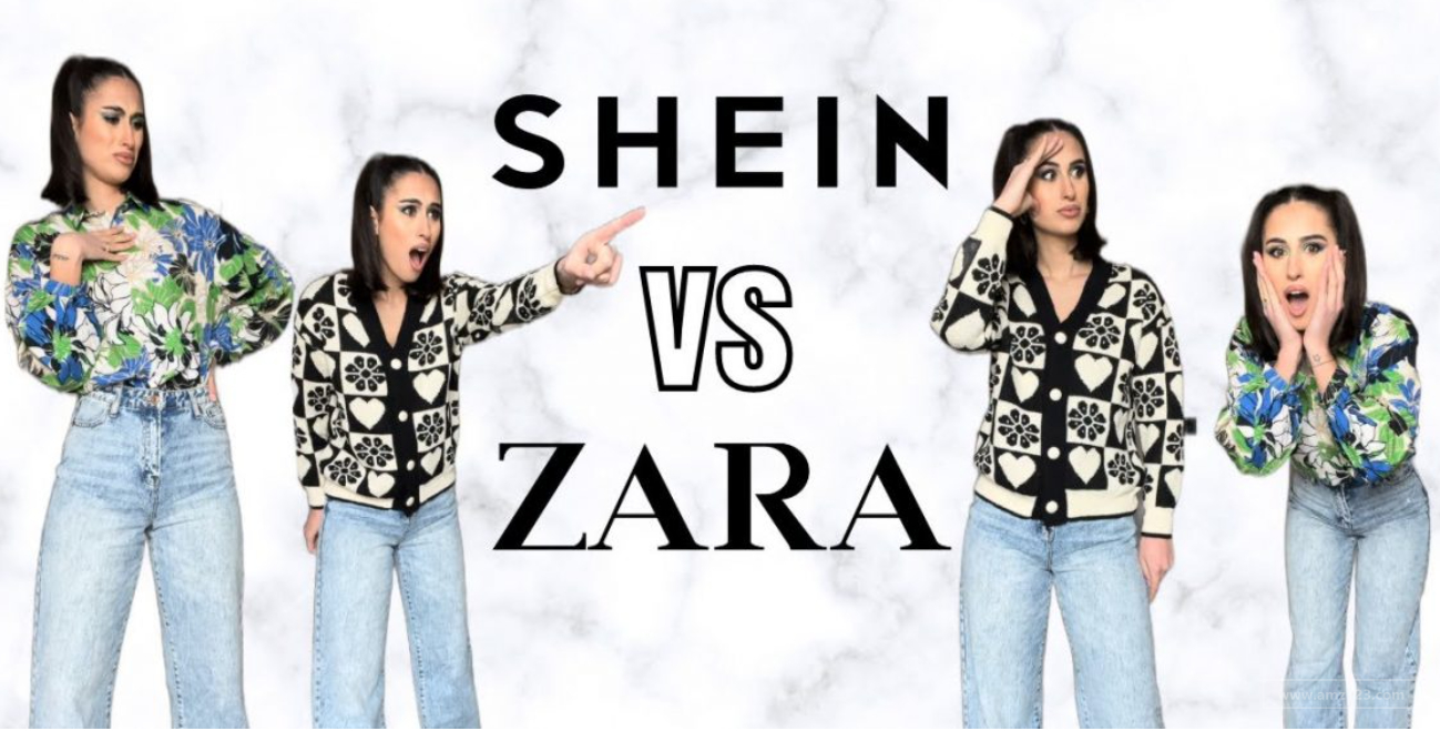 Shein和Zara抢占社交媒体主战场愈演愈烈！Shein陷入抄袭Zara风波？-AMZ123跨境导航
