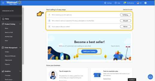 在线注册流程指引_Walmart使用指南-AMZ123跨境导航